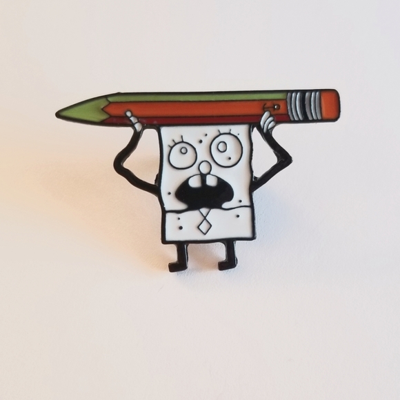 Jewelry | Doodlebob Enamel Pin | Poshmark